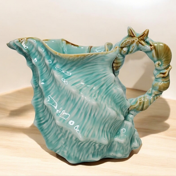 Blue Sky | Dining | Blue Sky Clayworks Conch Shell Water Pitcher ...